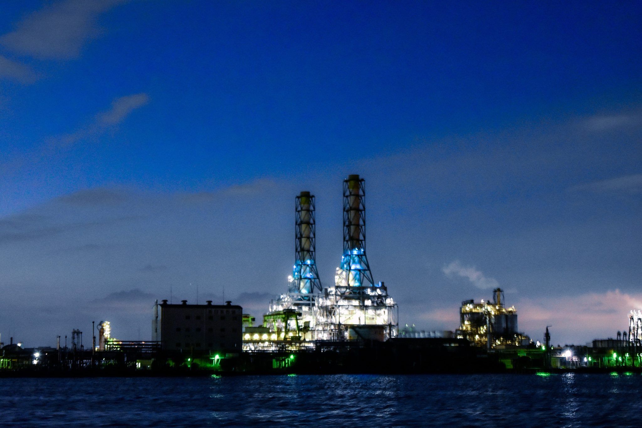 See Kawasaki's Cyberpunk Factory Skyline on a Night Cruise - Unbordered ...